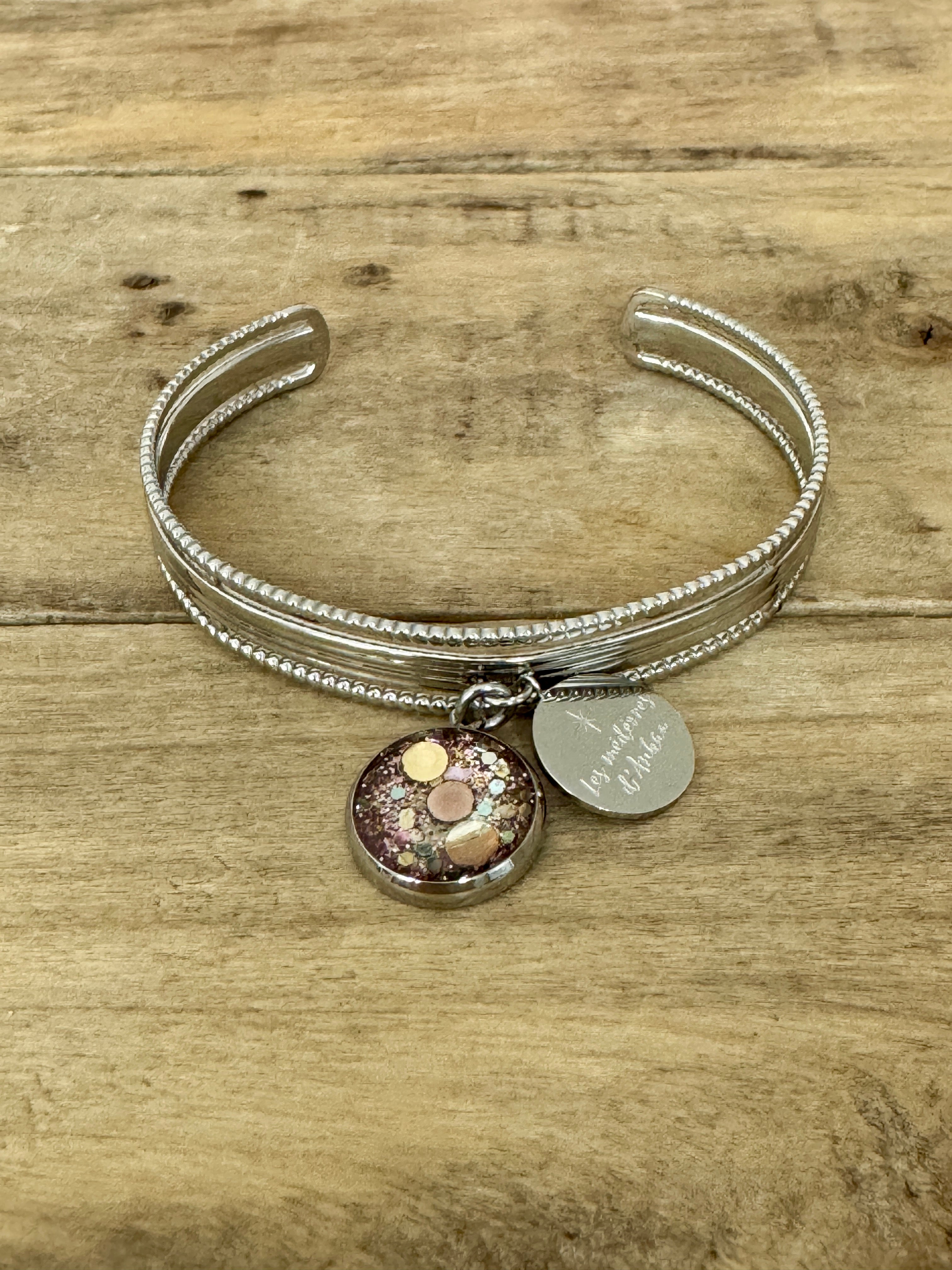 Bracelet argenté ALMA Cut & leave – Les Médéores d'Ankaa